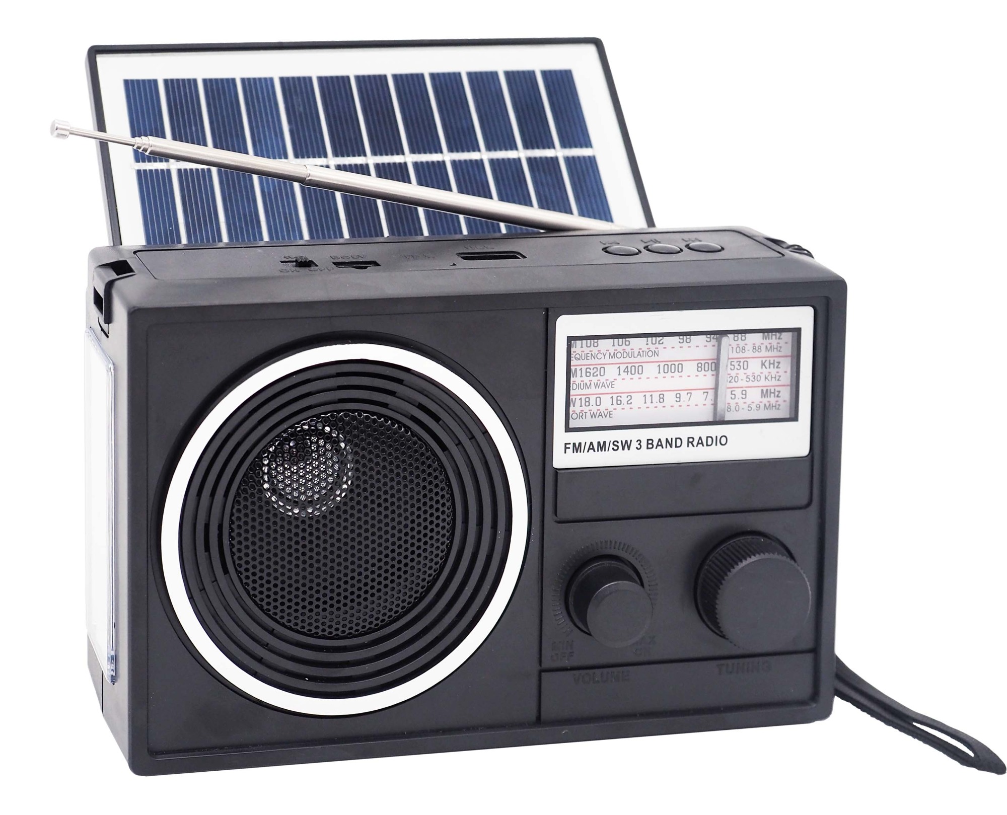 Multi-band radio R-1117S with solar,Solar Radio