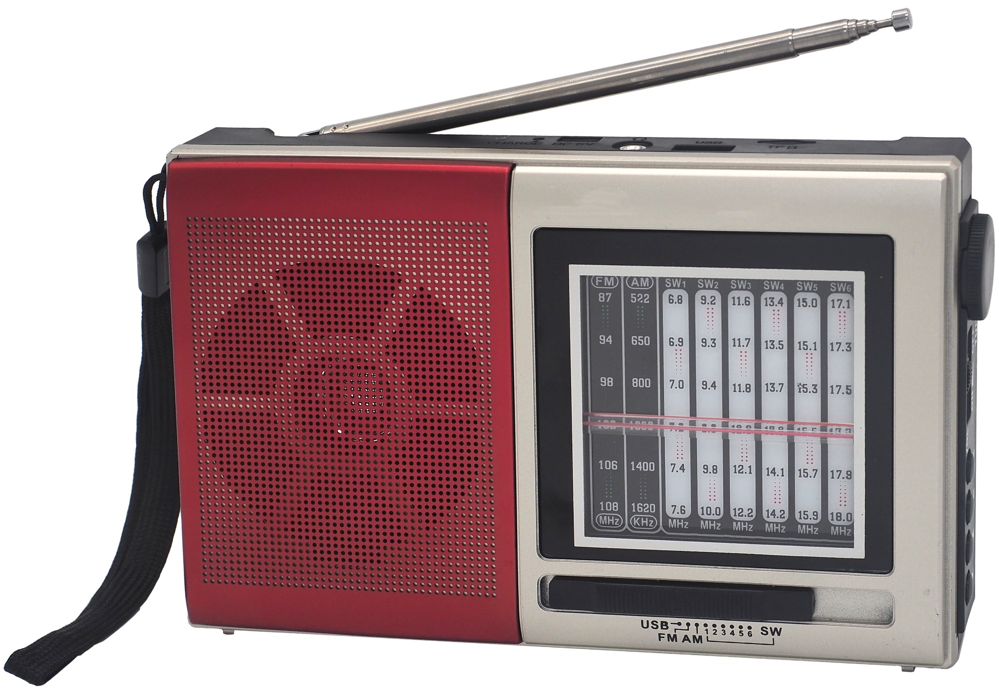 Multi-band radio R-1087 slim size,USB Radio