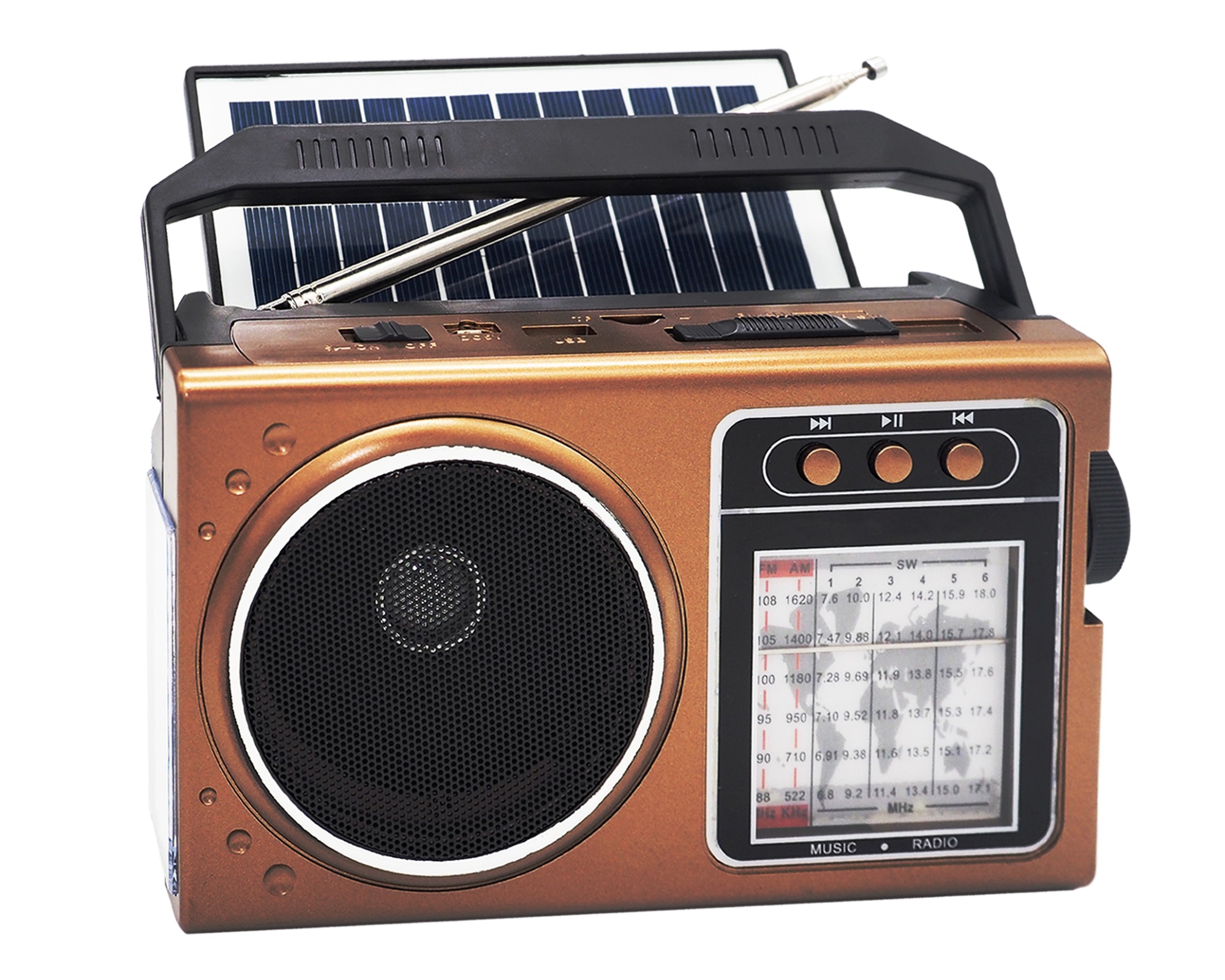 Multi-band radio R-1111S with solar,Solar Radio