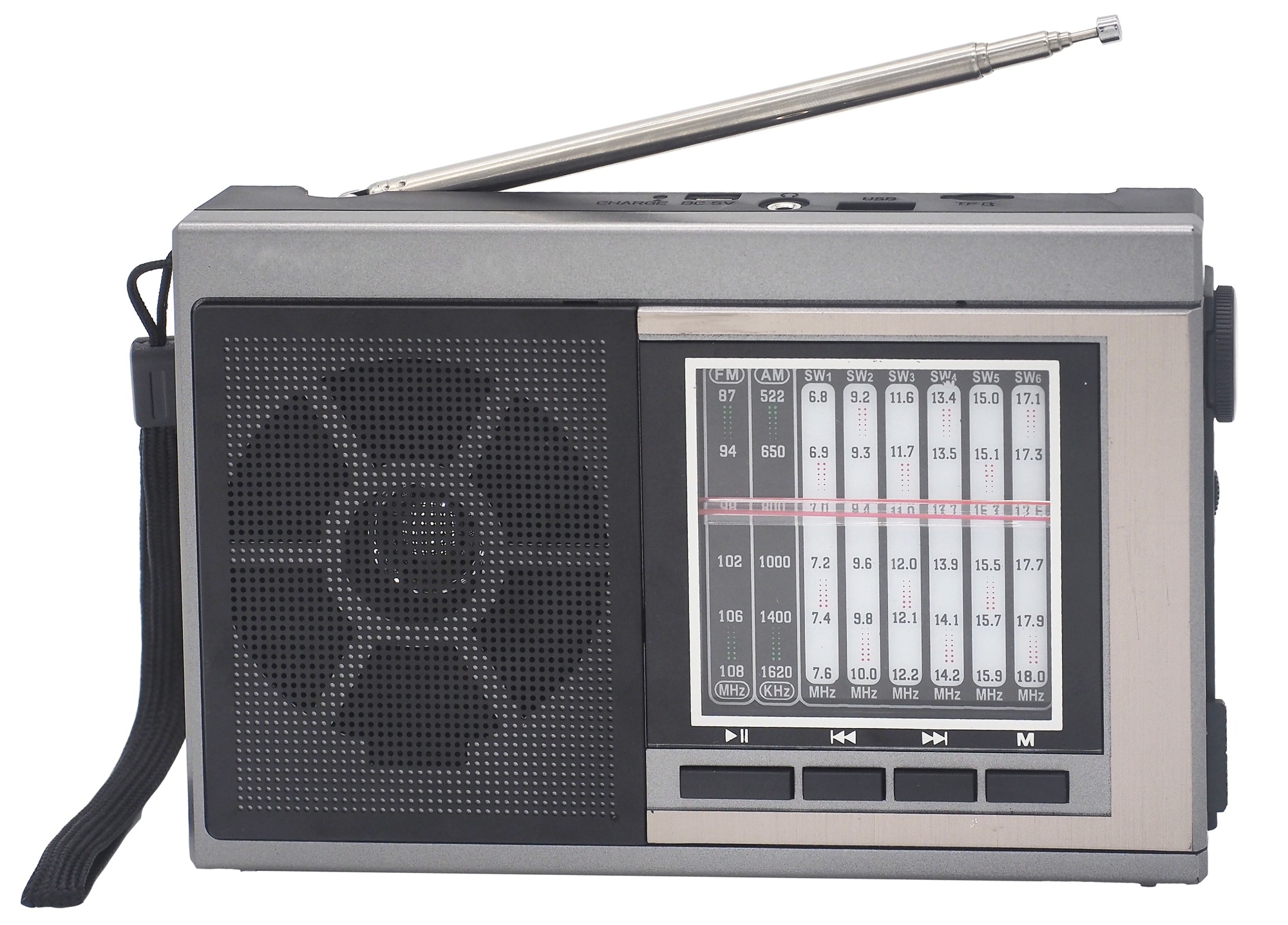Multi-band radio R-1086 slim size,USB Radio
