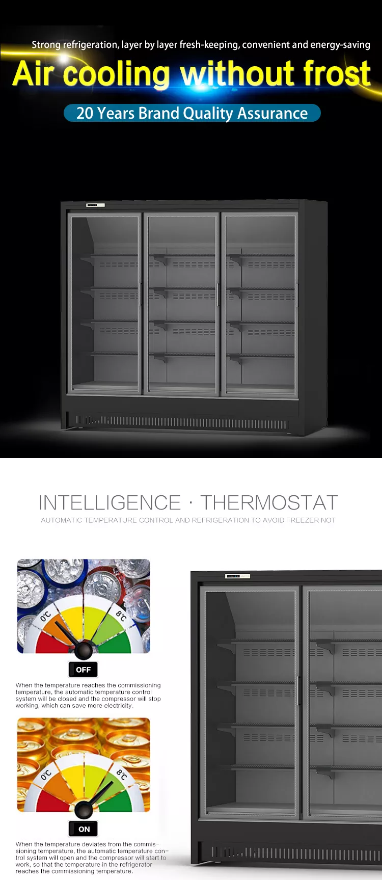 glass door freezer,merchandising freezer,3 glass door freezer,glass ...