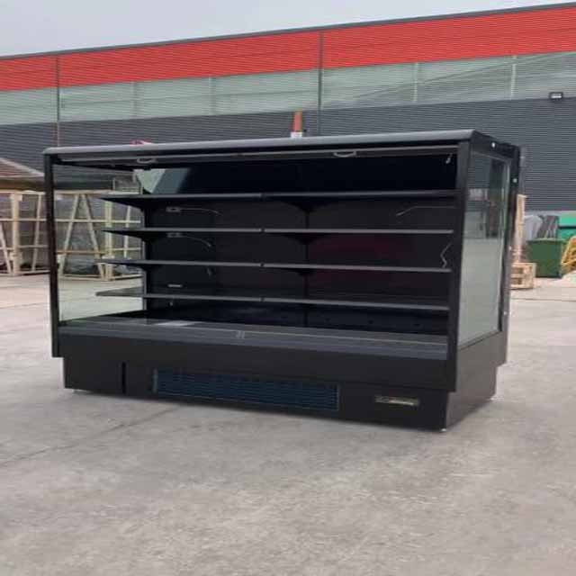 open top display freezer