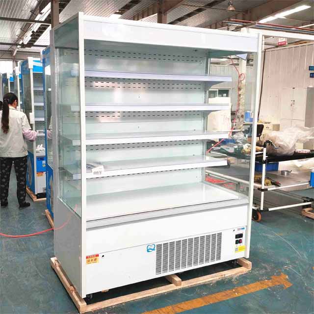 supermarket upright cooler commercial multideck open front display ...