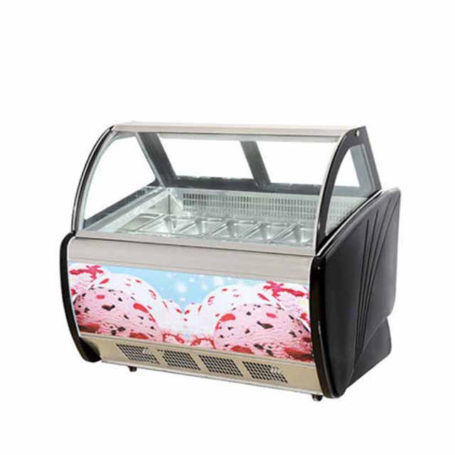 air cooling ice cream display cabinet popsicle display freezer ...