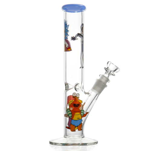 10 inches high iced inside smoking bong,Straight Glass Bong