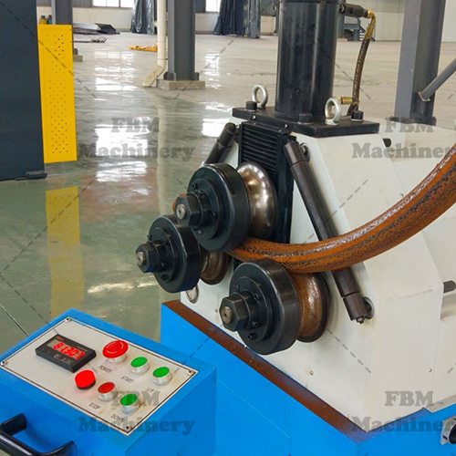 Hydraulic round profile bending machine, Profile bending machine,
