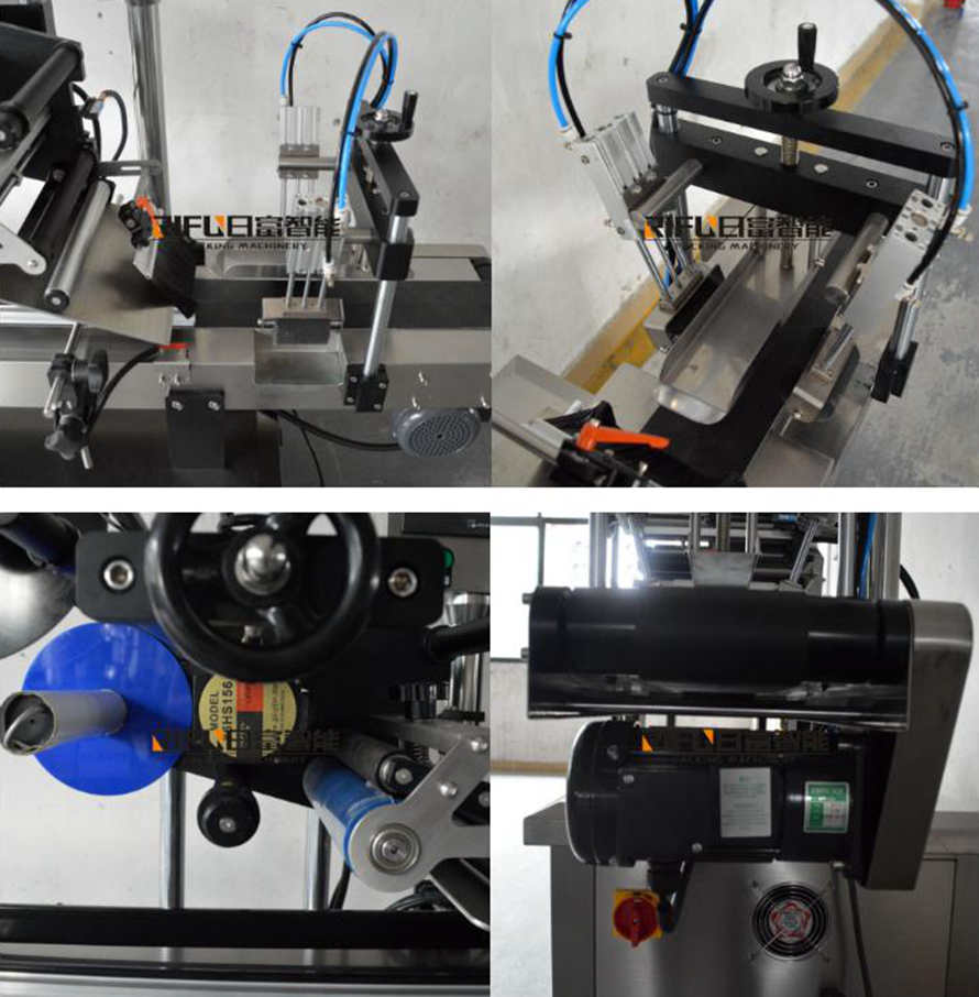 Automatic box top&corner labeling machine