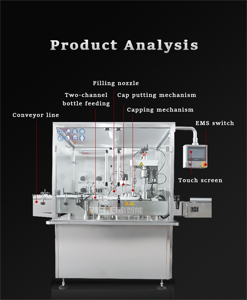 Automatic testing tube reagent filling capping 2 in 1 machine,Filling ...