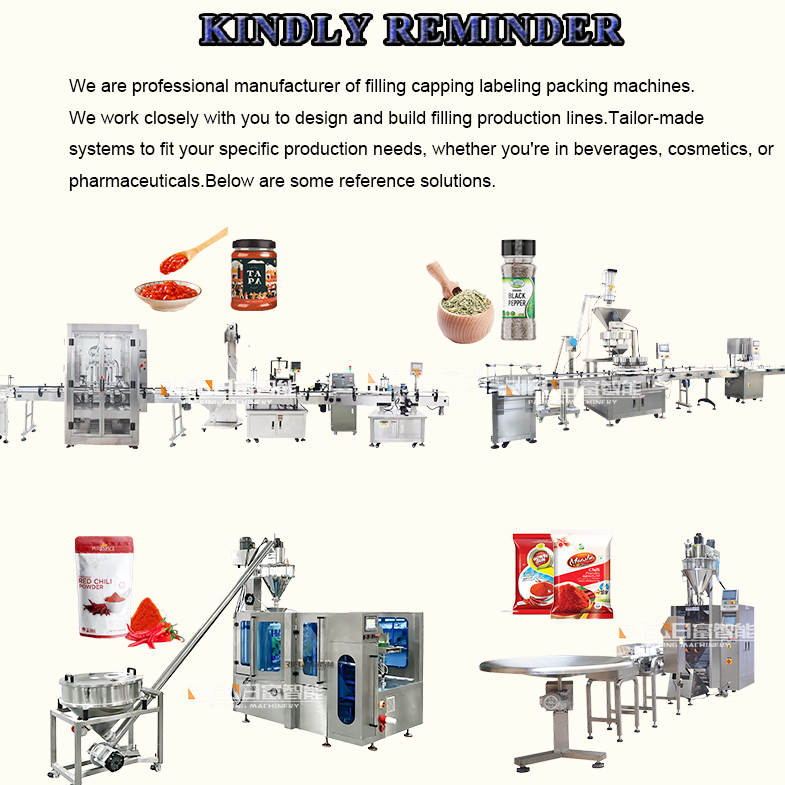 Automatic Cooking Spice Pepper Powder Condiment Filling Capping ...