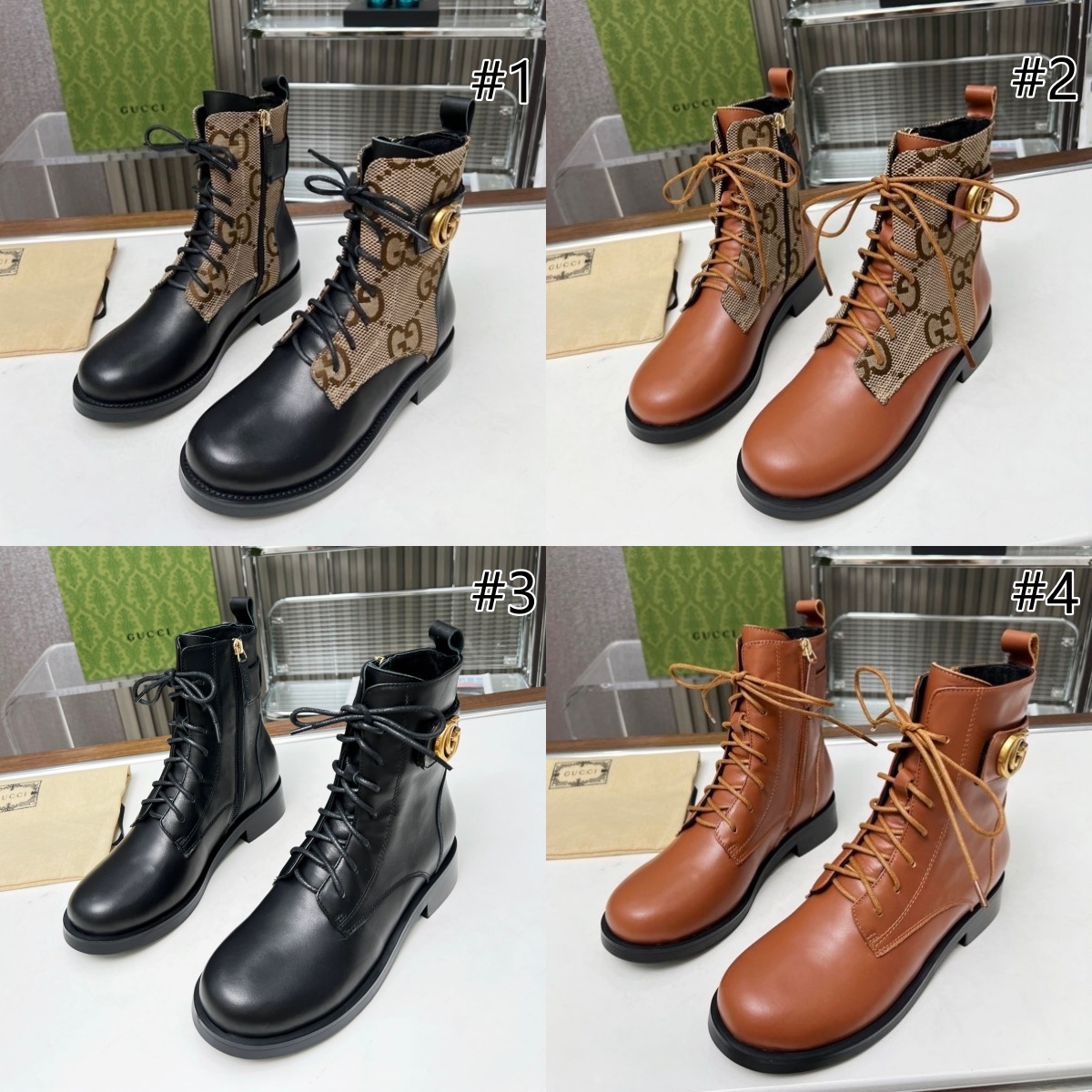 High quality boots size:5-11 with box free shipping GUI #30164