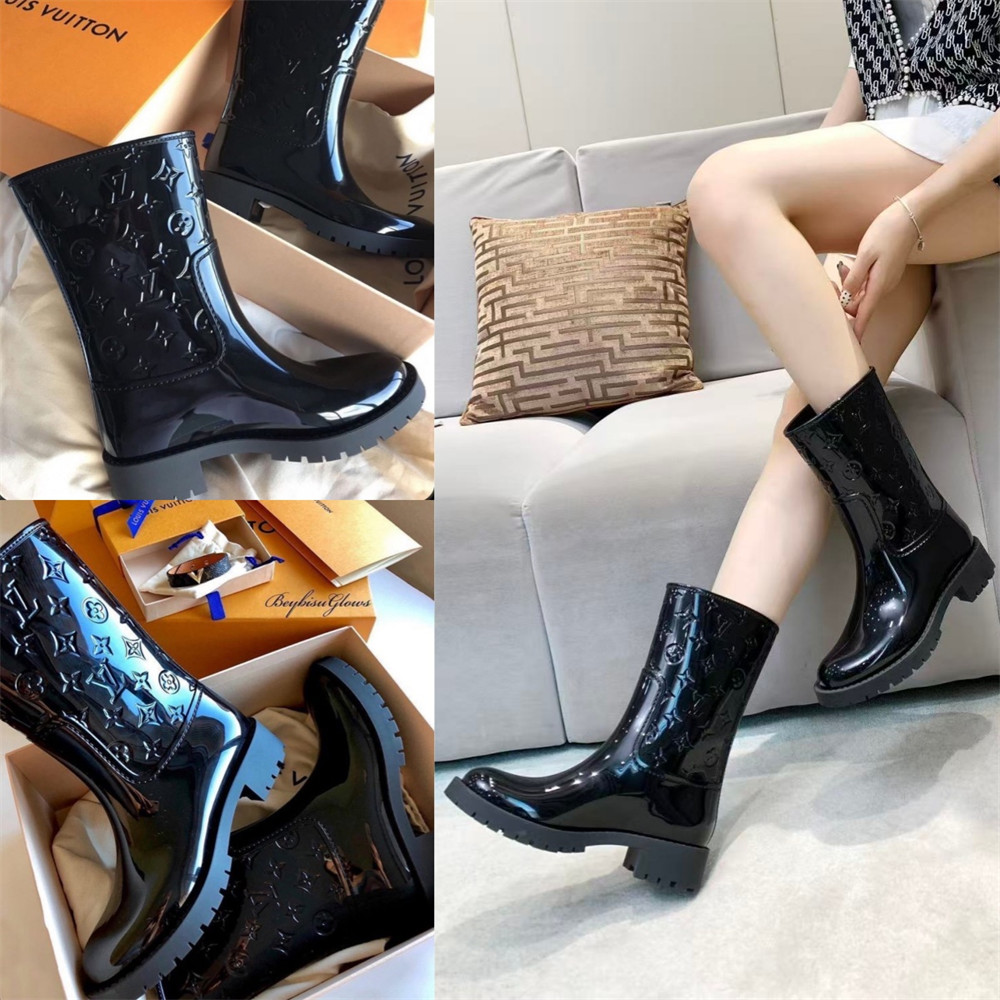 High quality rain boots for women size:5-10 with box free shipping LOV ...