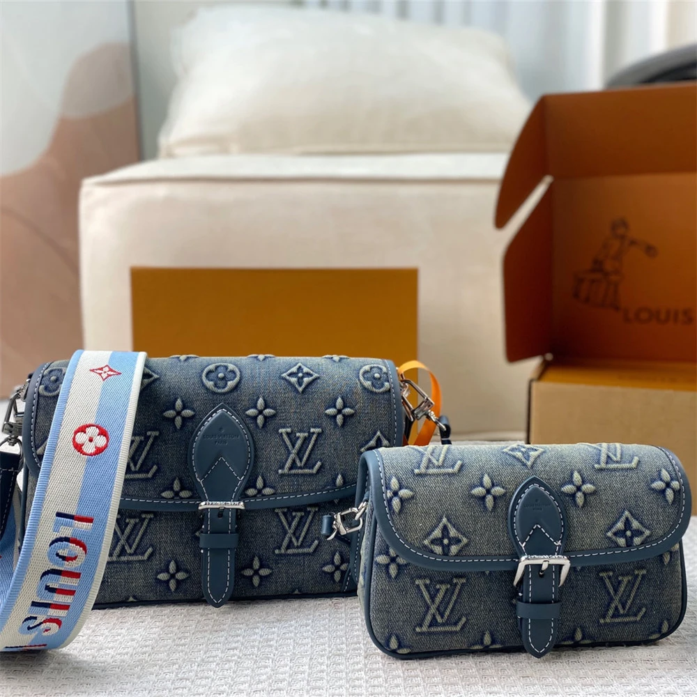 High quality denim shoulder bag size:18cm/25cm DS LOV #X0697