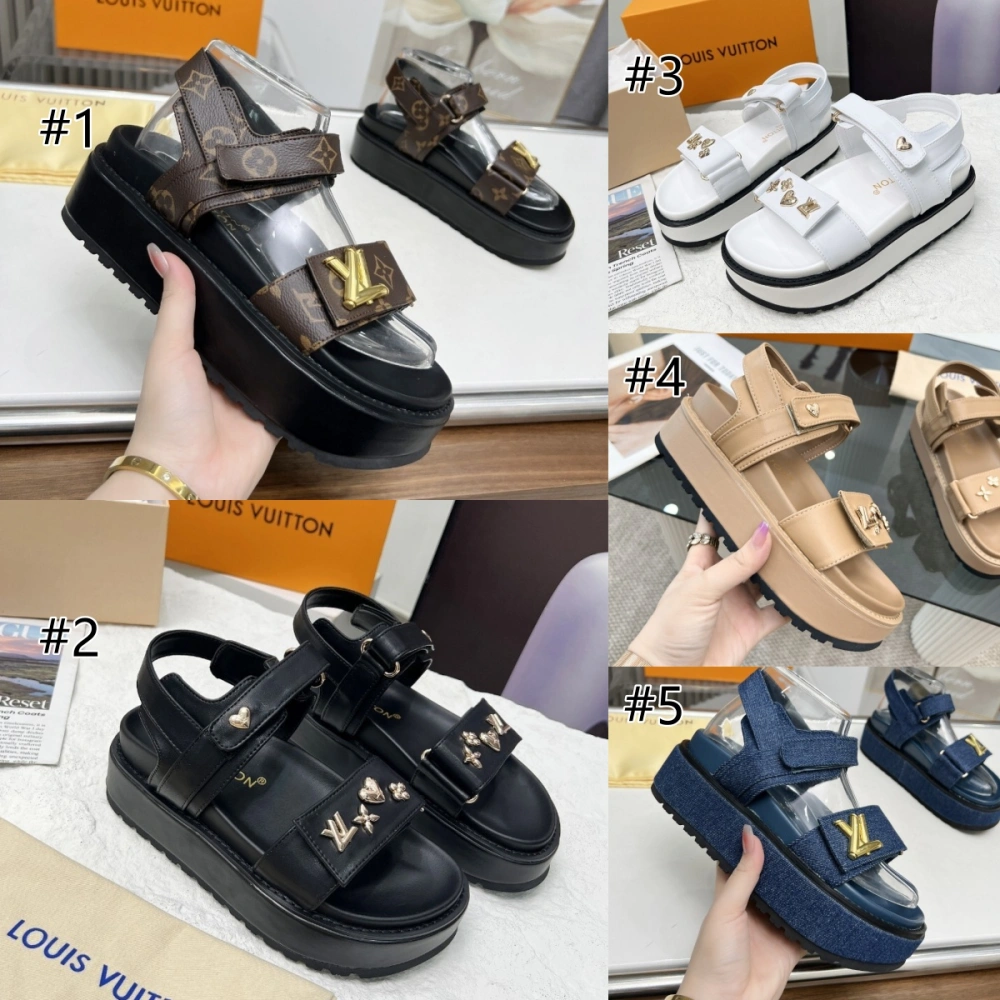 High quality sandals size:5-11 with box free shipping LOV #30623