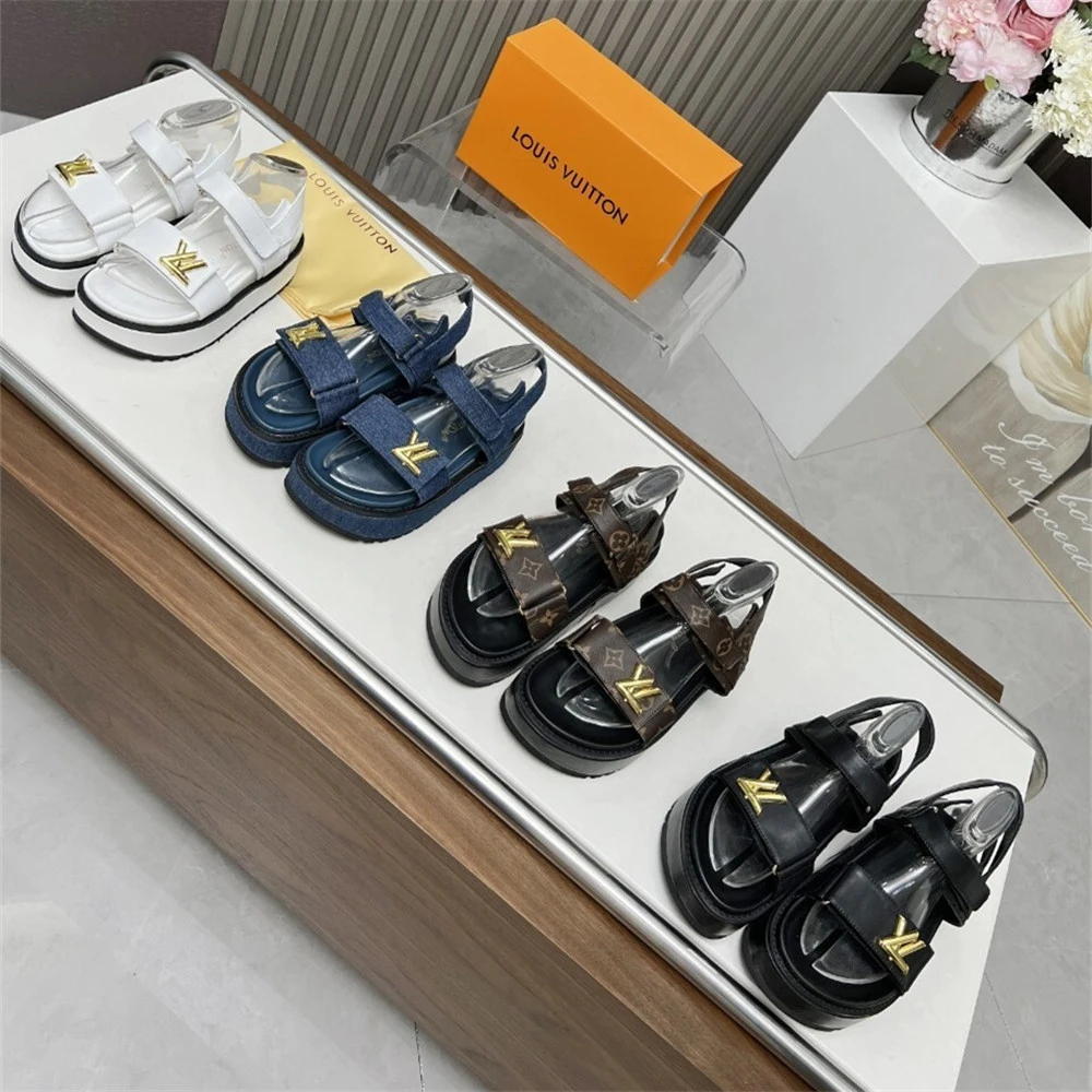 High quality sandals size:5-11 with box free shipping LOV #30623