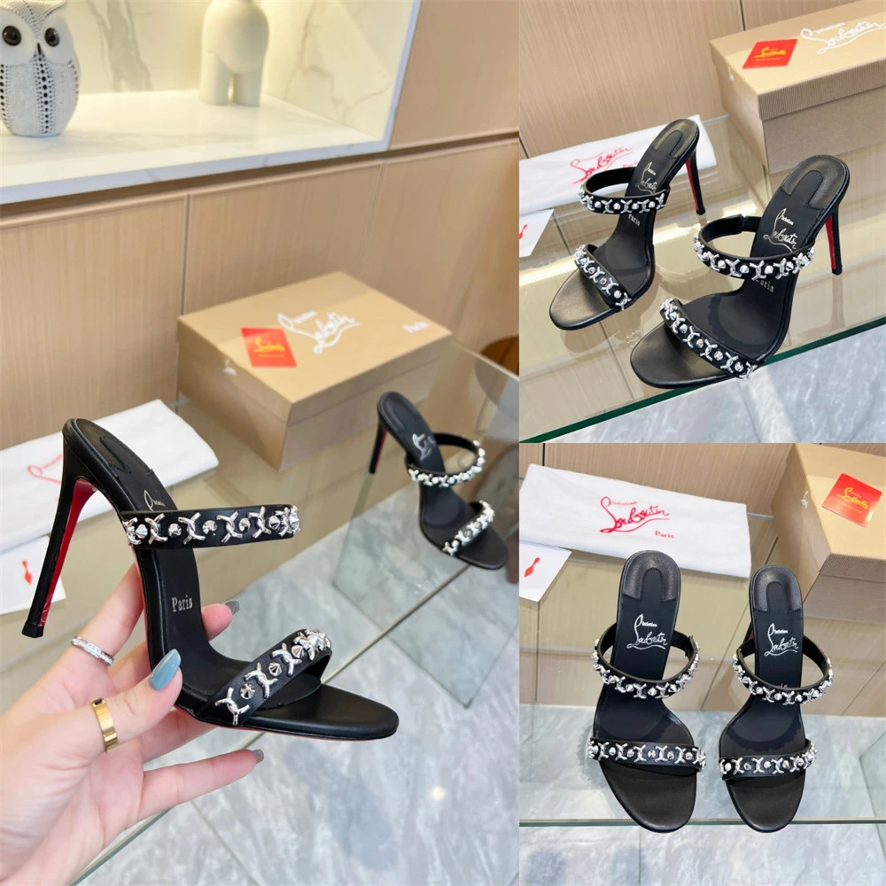 High quality sandals size:5-12 with box free shipping CLN #30625