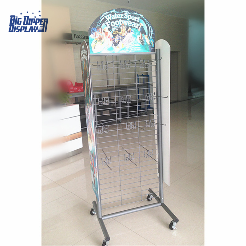 BDD-FF10 New Design Beach Shoe Rack Flip Flops Stand Display