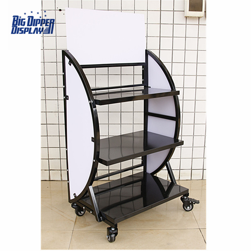 3 Shelf Display Cabinet – Automotive Battery Rack Stylish Stand