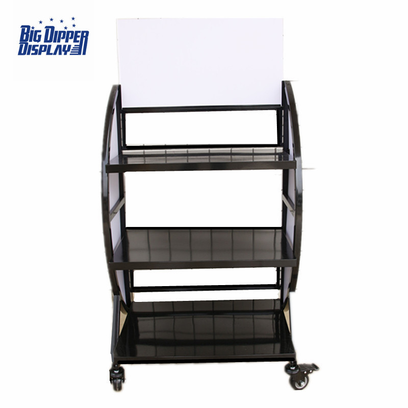 3 Shelf Display Cabinet – Automotive Battery Rack Stylish Stand