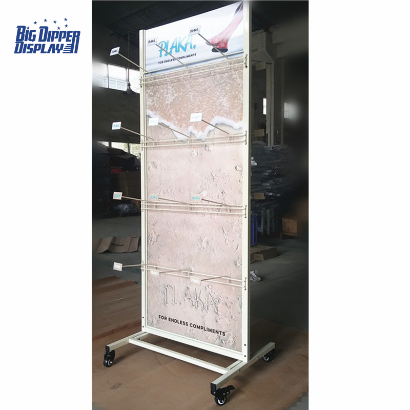 BDD-FF22 Free Standing Metal Slipper Display Stand Sandal Rack