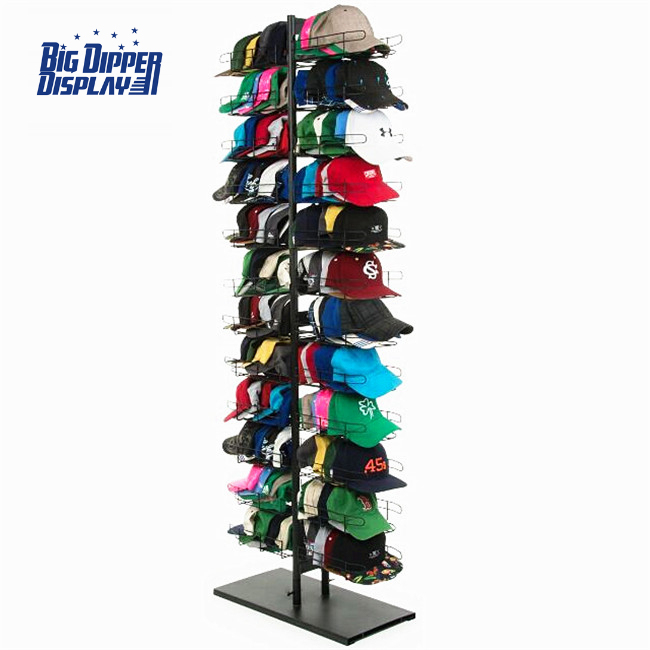BDD-HC02 24 tiers floor standing cap display stand