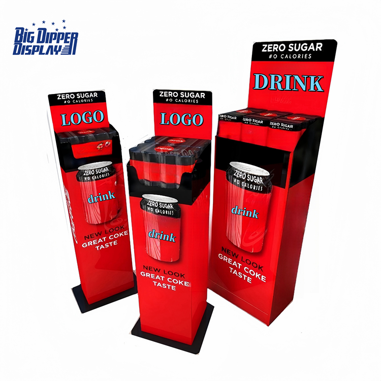 WB65 auto lift display stand drinks automatic lifting display shelf ...