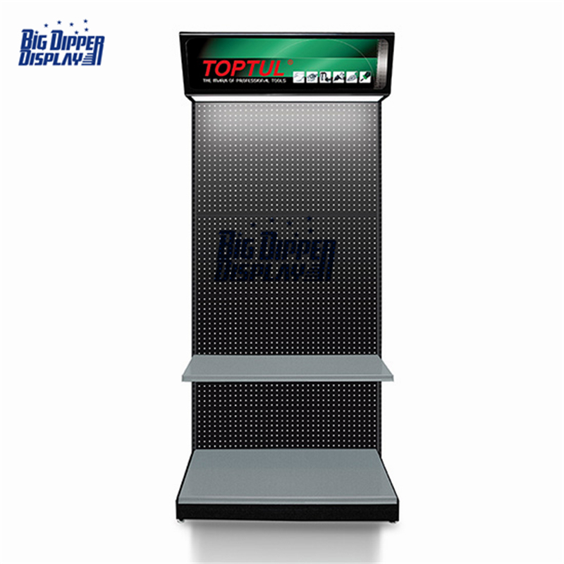 PB72 retail store power tool display stand pegboard tools and machines ...