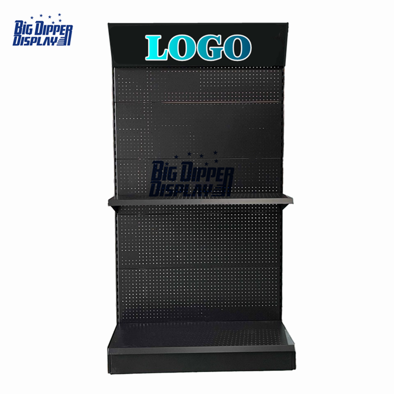 PB70 hardware store shelving displays fixtures metal pegboard tools ...