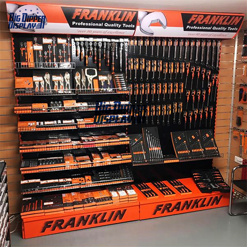Big Dipper – Custom Metal Hardware Store Products Large Tool Display Racks