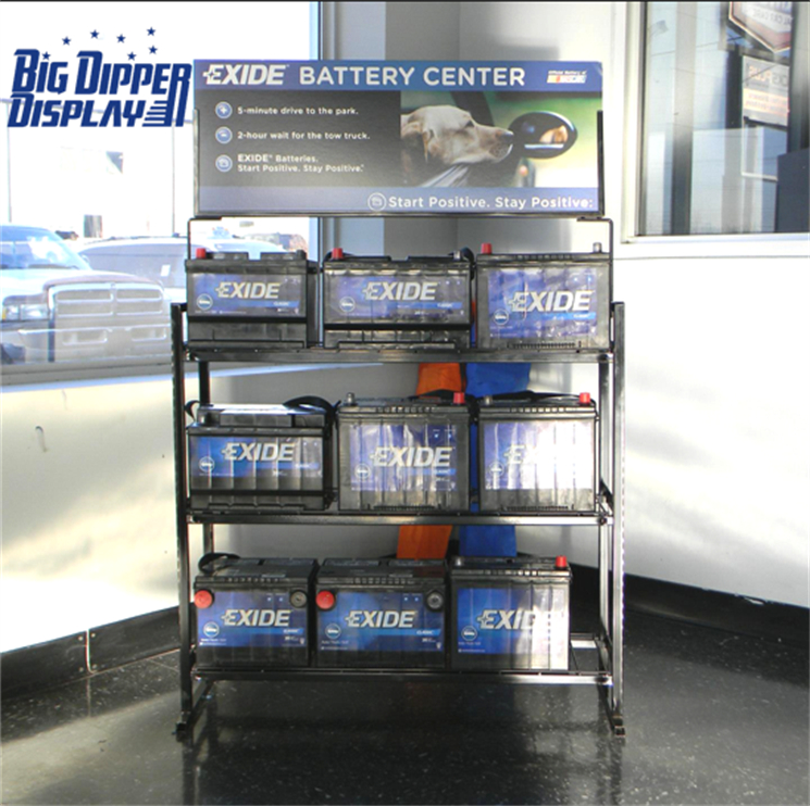 BDD-BA30 High Quality metal Industrial Batteries car battery display ...