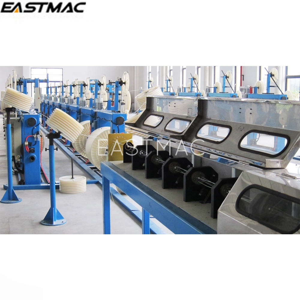 High speed good quality fiber optic cable SZ stranding line for cabling ...