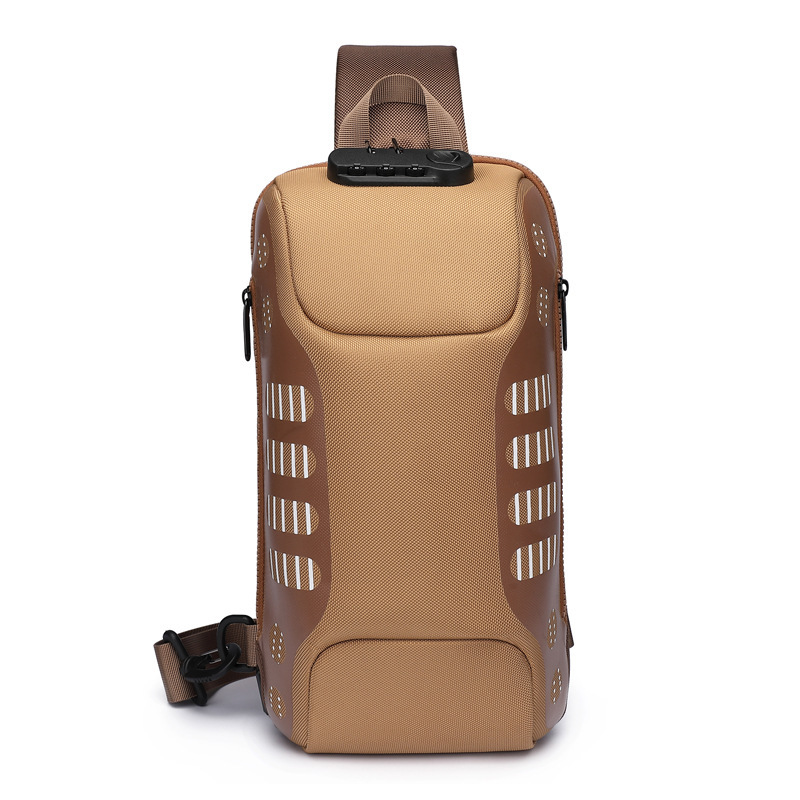 Ozuko 9339 Ozuko 9339 Anti Theft Chest Bag Sling Bag for Riding