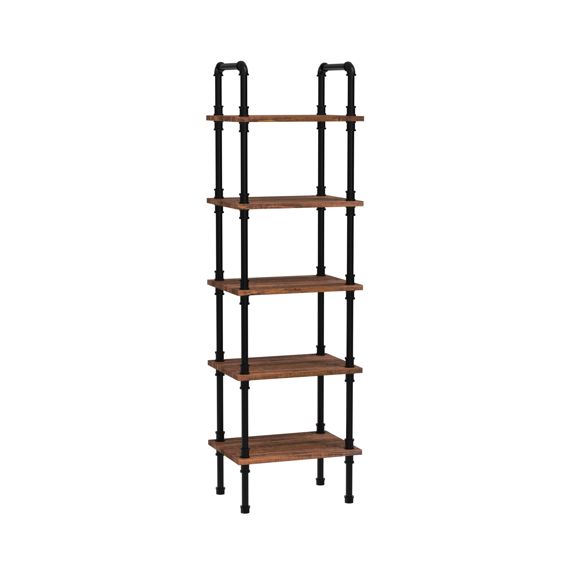 5-Tiers Metal Pipe Rack,Storage Shelvings