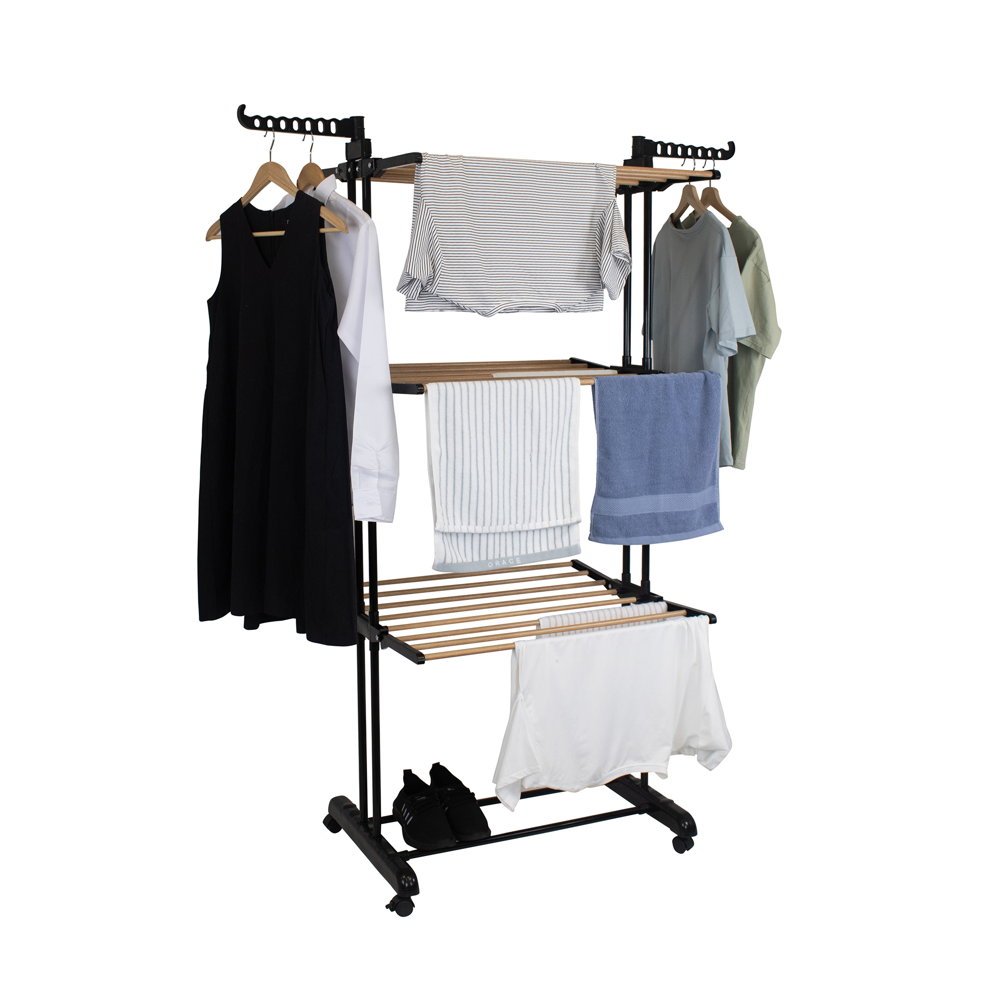 3-Tier Garment Rack,Clothes Drying Racks