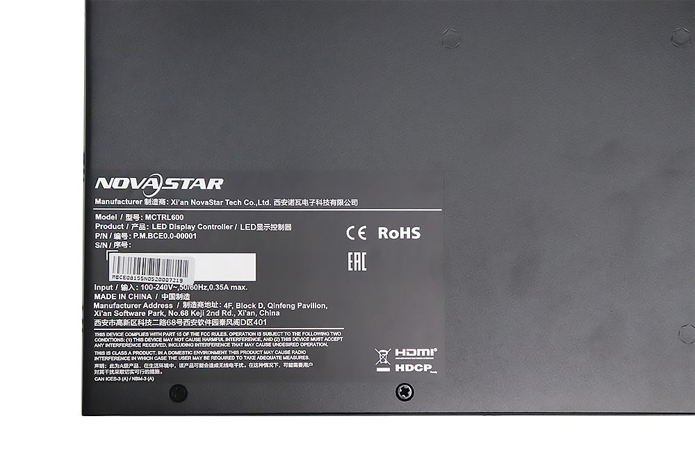 NOVASTAR MCTRL600 Full Color HD LED Display Controller Box