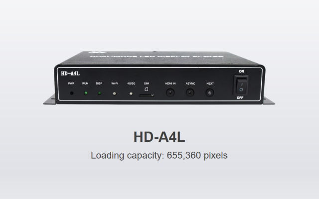 HUIDU HD-A4L Full Color LED Screen Dual-model Controller Box