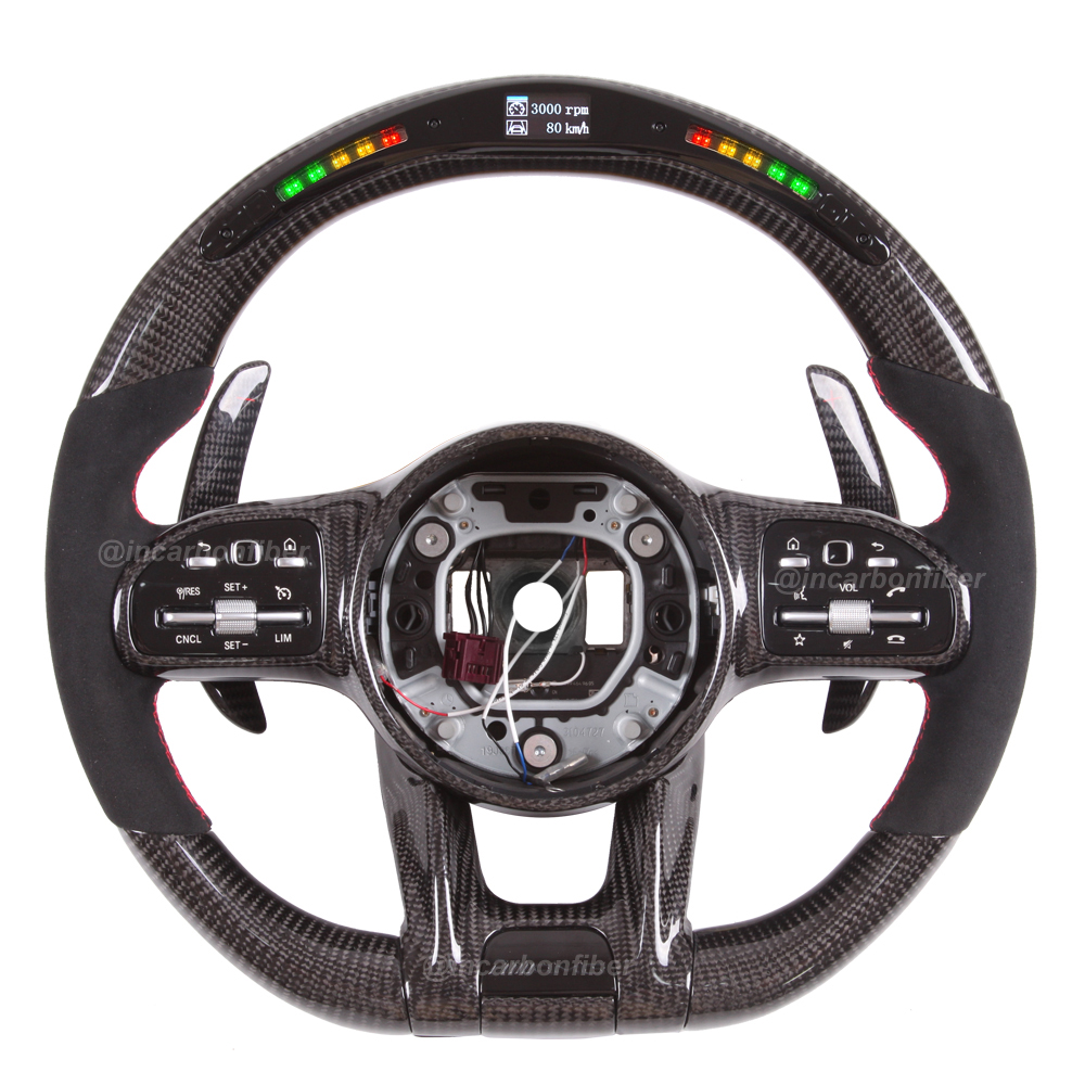 LED Steering Wheel for Mercedes Benz A-Class, C-Class, E-Class, S-Class ...