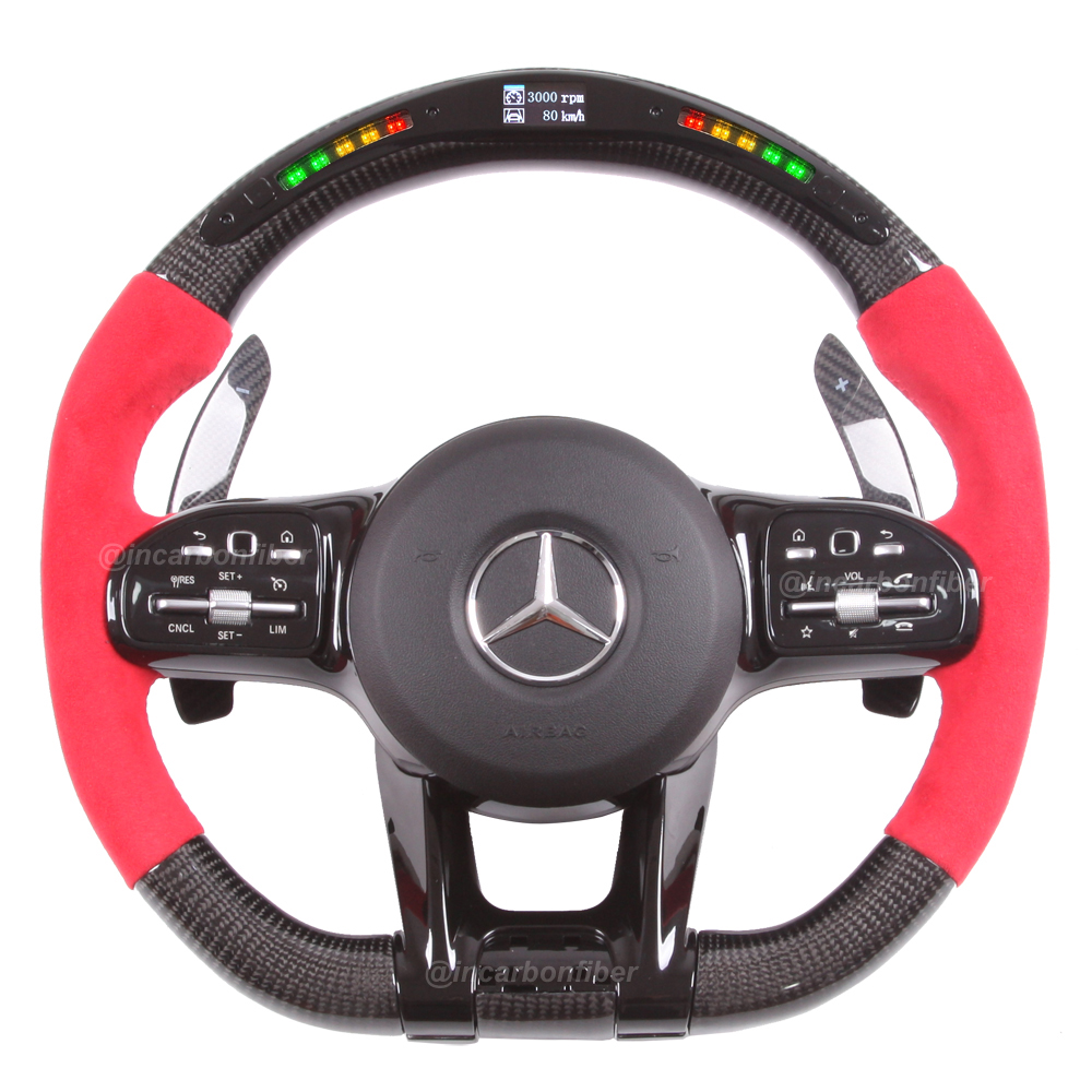 LED Steering Wheel for Mercedes Benz A-Class, C-Class, E-Class, S-Class ...