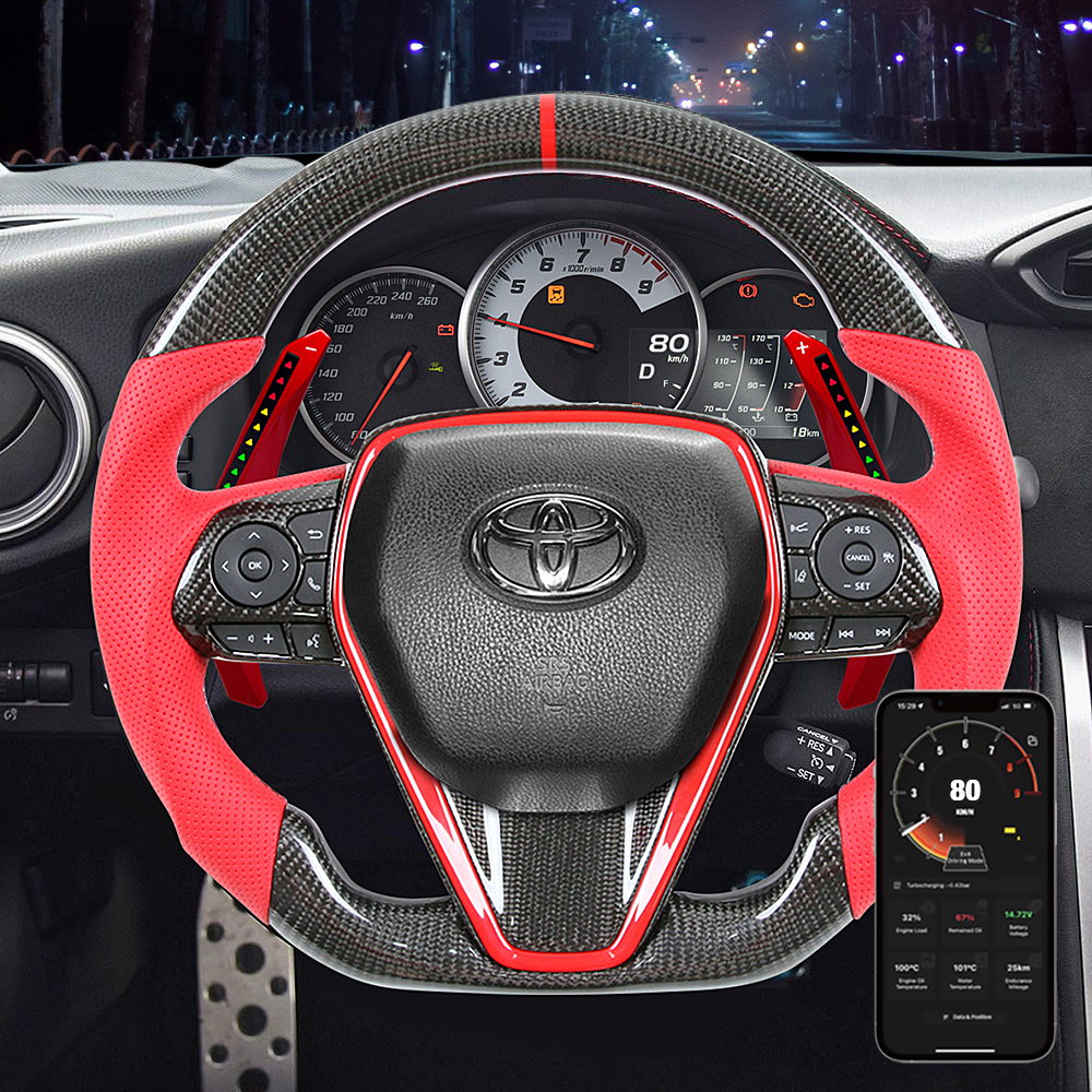 TDD Smart Paddle Shifter for Toyota carbon fiber