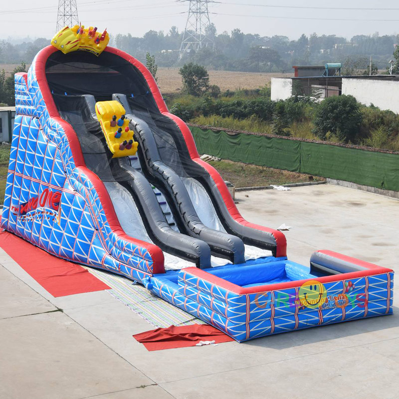 Roller Coaster inflatable water slide for sale China factory ...
