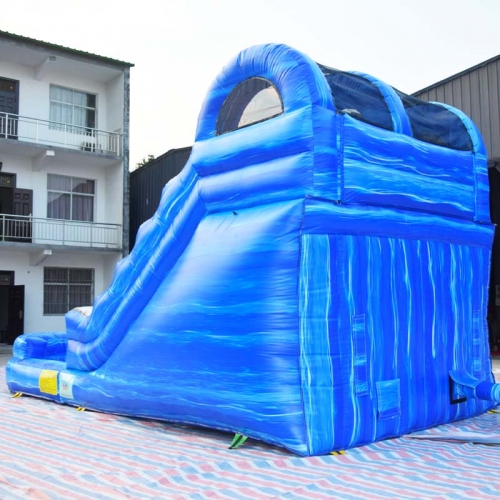 14ft Blue Marble water slide for sale China factory, manufactuer ...