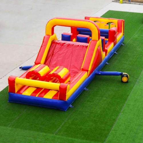 cheap 7 element inflatable obstacle course for sale China factory ...