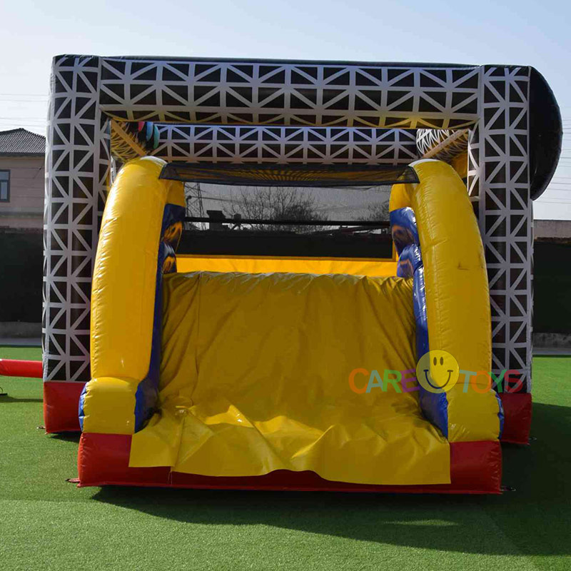 Disco Music Stage Bounce house with slide for sale China factory ...