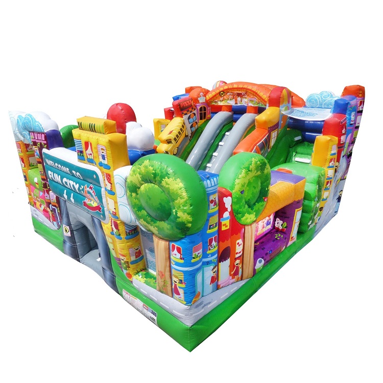 The fun city inflatable playland for sale China factory, manufactuer ...
