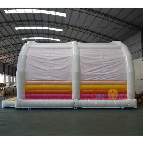 Custom Large wedding inflatable castle with arch roof