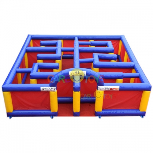 8*8m cheap small inflatable maze for sale China factory, manufactuer ...