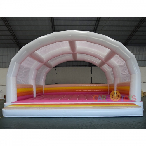 Custom Large wedding inflatable castle with arch roof