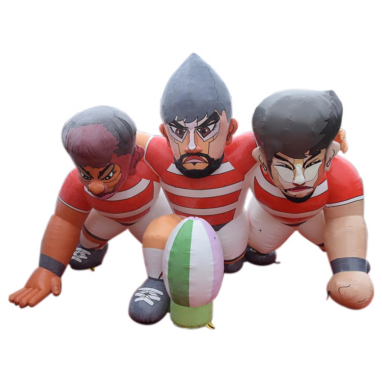 Cheap Custom Giant inflatable rugby player balloon for sale China ...