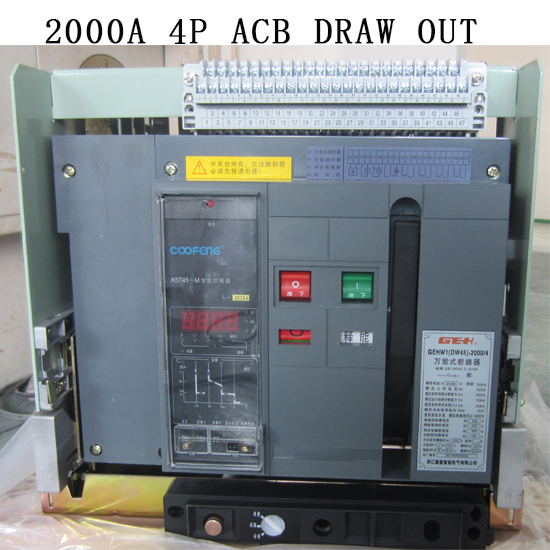 CMW1 2000A 3P Draw out Intelligent Low Voltage Power air Circuit ...