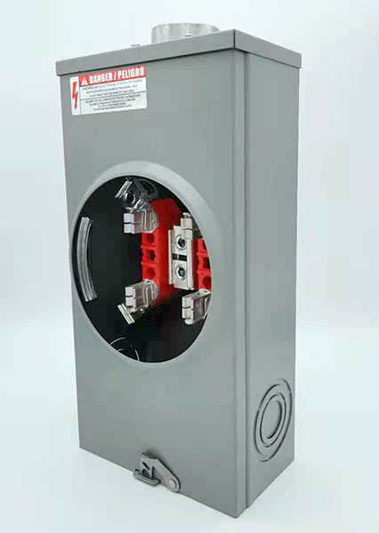 CANADA NEMA type 3R 200A 4jaws Square Meter base With ground connect ...