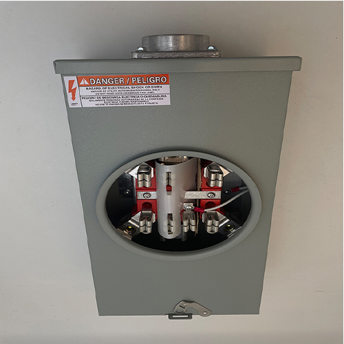 Ringless Type 200A 7 Jaw Rectangular Embedded Meter Base